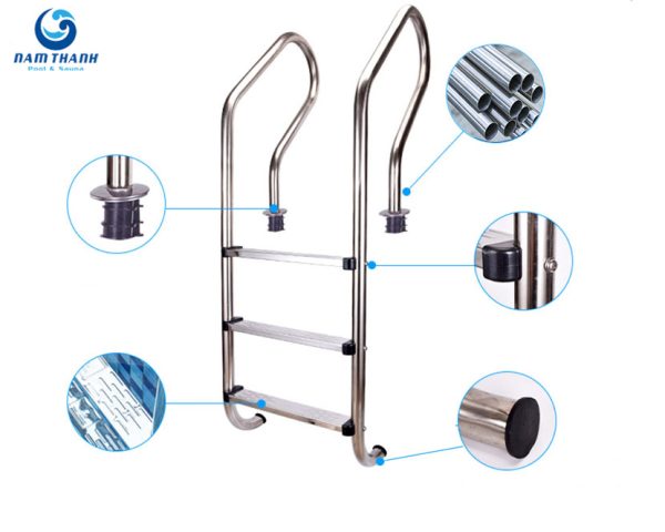 THANG BỂ BƠI NHẬP KHẨU SF - CHẤT LIỆU INOX 304 - BH 24 THÁNG